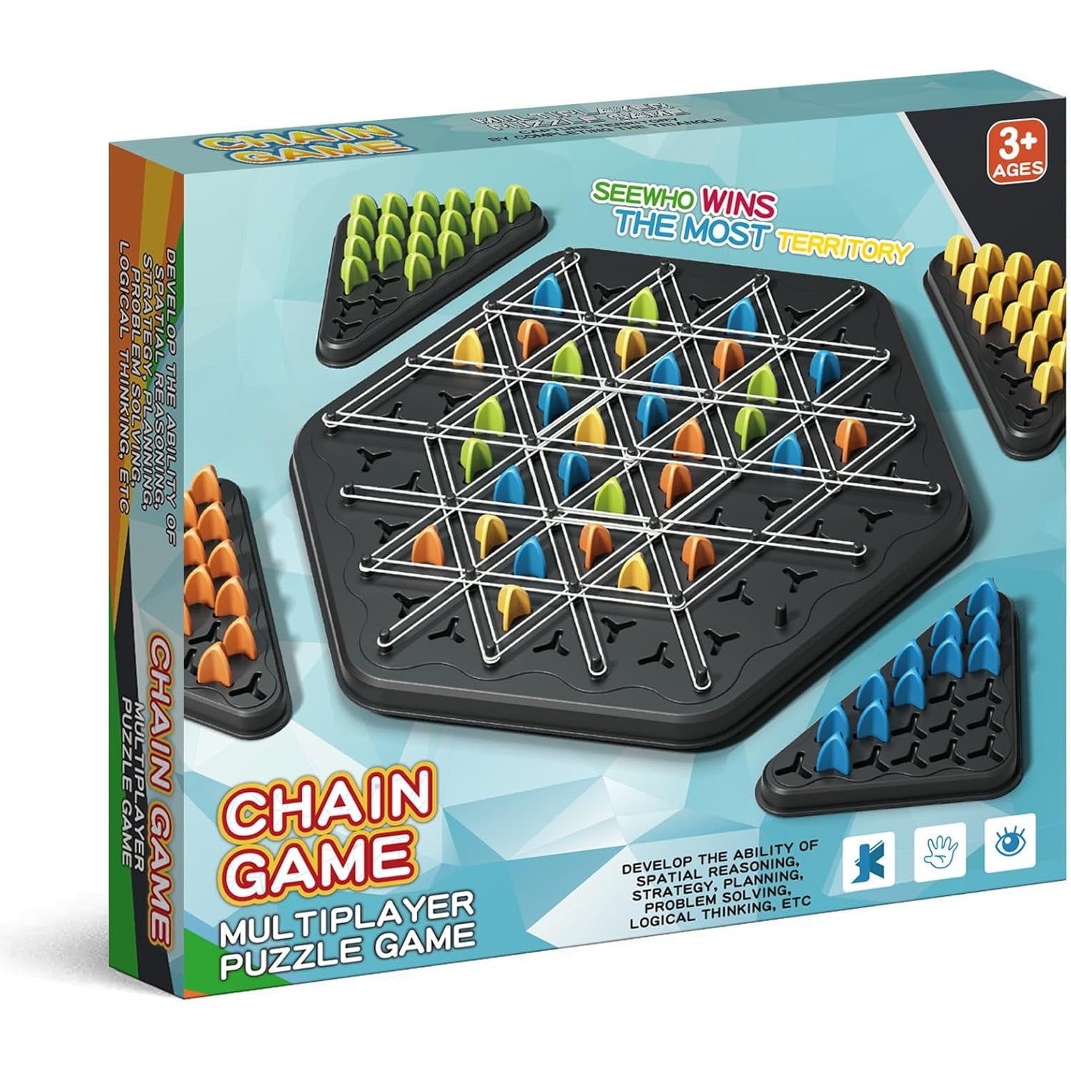 Chain Triangle Chess Game – Fun Strategy Game for Families