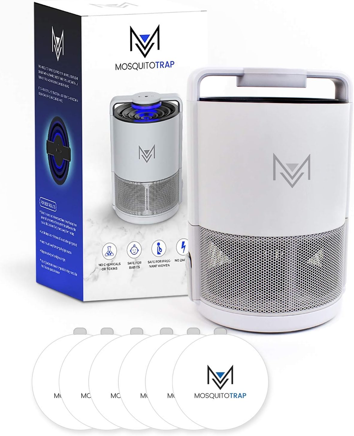 MosquitoTrap™ Indoor Insect Trap – LED UV Light Mosquito Killer – Non-