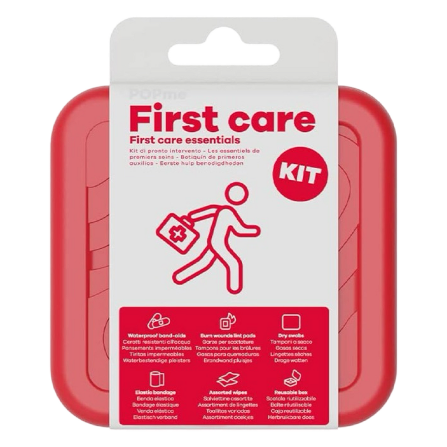 23pc POPme First Care First Aid Kit - Great For Car, Backpack & Travel
