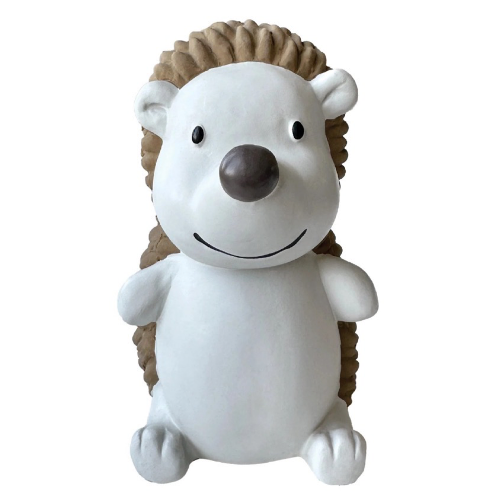 4.5" Hedgehog Dog Toy With Squeaker For Fetch and Chewing - 100% Non-T