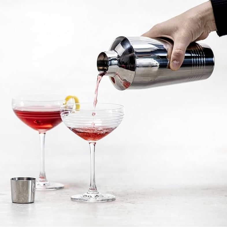 Crafthouse by Fortessa 24oz Cobbler Cocktail Shaker 3pc Set - Stainles