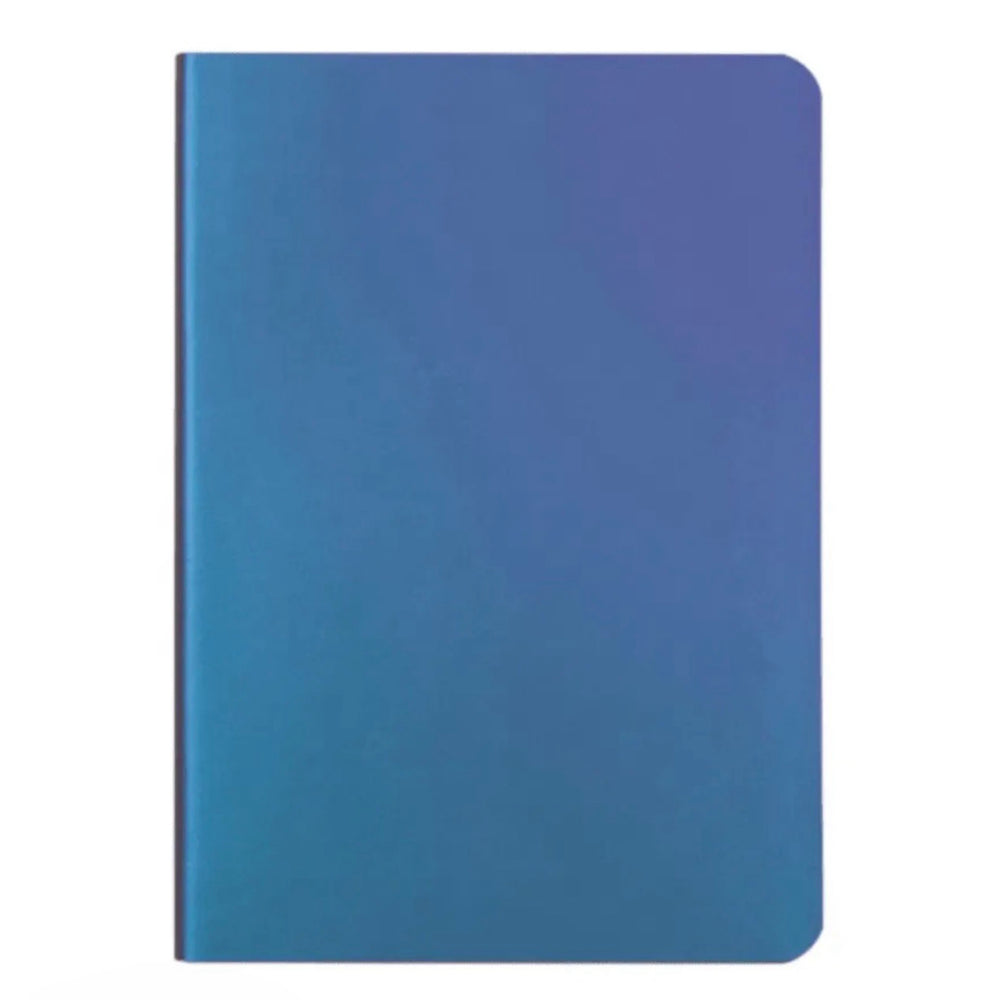 Iridescent 5 x 7 Lined Soft Covered 80pg Notebook - For Journal Writin