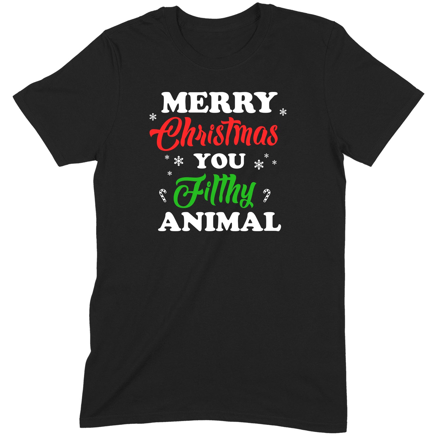 "Filthy Animal" Premium Midweight Ringspun Cotton T-Shirt - Mens/Women